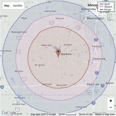 KATO - Minnesota 93 - Mankato Radio